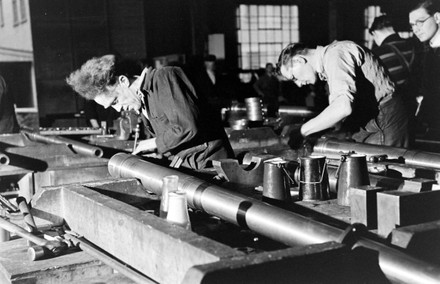 Munitions Workers Working Factory During World Editorial Stock Photo ...