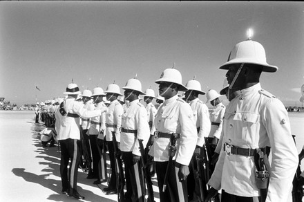 Line Officers Standing While Waiting Arrival Editorial Stock Photo ...