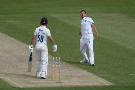 Derbyshires Sam Conners Celebrates After Trapping Editorial Stock Photo ...