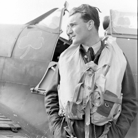 Paddy Finucane Standing Beside Plane During Editorial Stock Photo ...