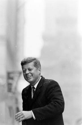 John Fitzgerald Kennedy Smiling During His Editorial Stock Photo ...