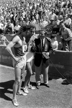 Track Runner John Landy Getting Interview Editorial Stock Photo - Stock ...