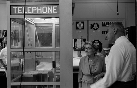 Man Woman T Bell Laboratories United Editorial Stock Photo - Stock ...