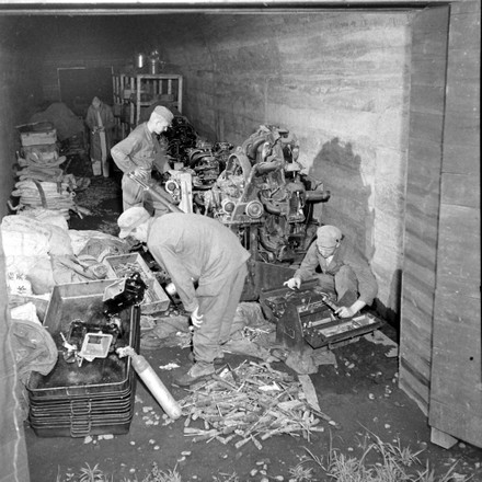 Soldiers Undergound Living Quarters Atsugi Air Editorial Stock Photo ...