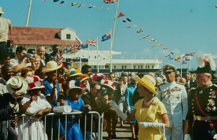 Queen Elizabeth Ii Waving People During Editorial Stock Photo - Stock ...