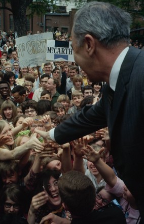 Eugene Mccarthy Campaigning North Platte Nebraska Editorial Stock Photo ...