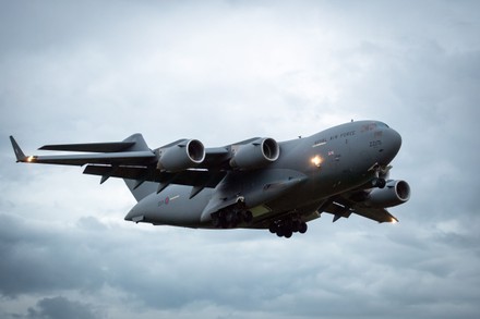 Zz175 Royal Air Force Boeing C17a Editorial Stock Photo - Stock Image ...