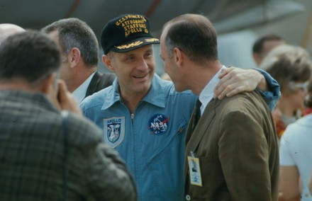Astronaut Thomas Patten Stafford Standing His Editorial Stock Photo ...
