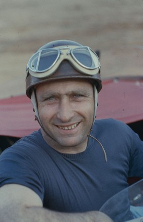 Portrait Juan Manuel Fangio France 1957 Editorial Stock Photo Stock