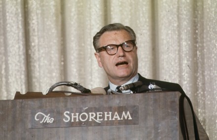 Governor Nelson Rockefeller Speaking American Society Editorial Stock ...