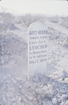 Headstone John Heath Tombstone Arizona February Editorial Stock Photo ...