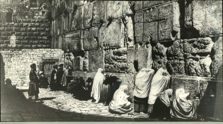 Jews Western Wall Jerusalem Palestine 1800 Editorial Stock Photo ...