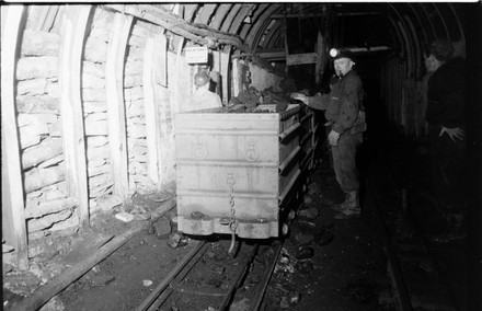 Coal Mining Industry Personnel Britain 1952 Editorial Stock Photo ...