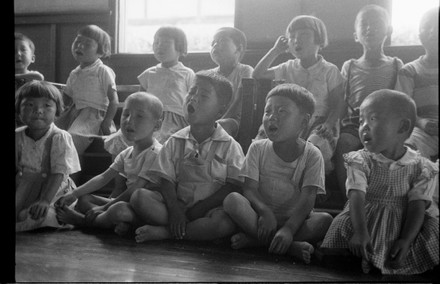 Korean Orphanage Sitting On Floor Korea Editorial Stock Photo - Stock ...