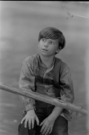 Child Actor Eddie Hodges Playing Huck Editorial Stock Photo - Stock ...
