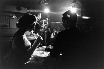Man Woman Sitting Table Looking Each Editorial Stock Photo - Stock ...