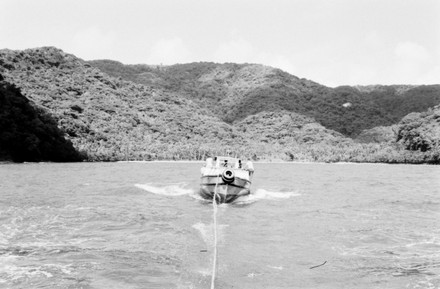 People Riding Boat Samoan Islands Samoa Editorial Stock Photo - Stock ...