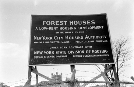 Signboard Displaying Low Rent Housing Development Editorial Stock Photo ...