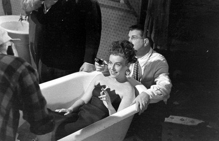 Actress Paulette Goddard Getting Ready Bath Editorial Stock Photo ...