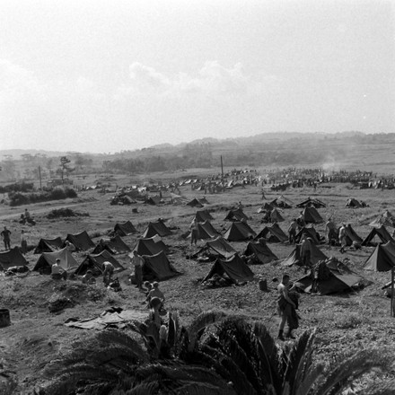 American Japanese Soldiers Gathering Tents During Editorial Stock Photo ...