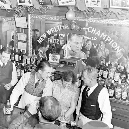 Fritzie Zivic Participating Boxing Match Circa Editorial Stock Photo ...