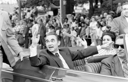 George Wallace Riding Motorcade During His Editorial Stock Photo ...