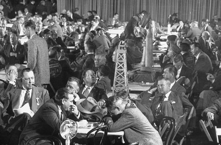 Men Attending Congress Industrial Organizations Convention Editorial ...