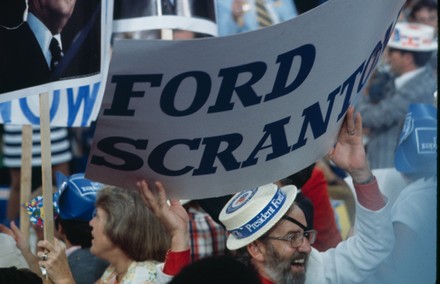 Crowd Holding Signs On Republican National Editorial Stock Photo ...