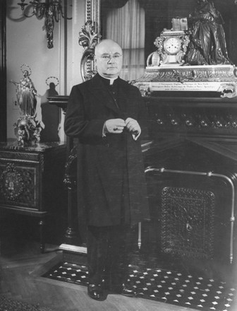 Francis Joseph Spellman Standing Near Altar Editorial Stock Photo ...