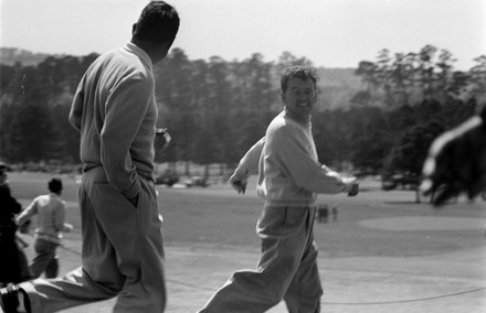 Men Running During Masters Tournament 1952 Editorial Stock Photo ...
