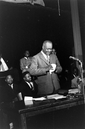 Reverend William Holmes Borders Standing During Editorial Stock Photo ...