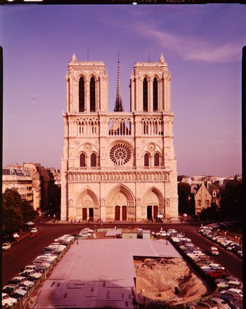 Exterior View Notre Dame Cathedral Paris Editorial Stock Photo - Stock ...