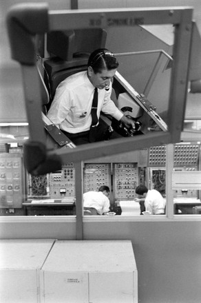 Test Pilot Albert Scott Crossfield Sitting Editorial Stock Photo ...