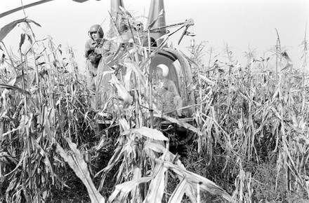 Pilot Landing Cornfield During Kaman Corporations Editorial Stock Photo ...