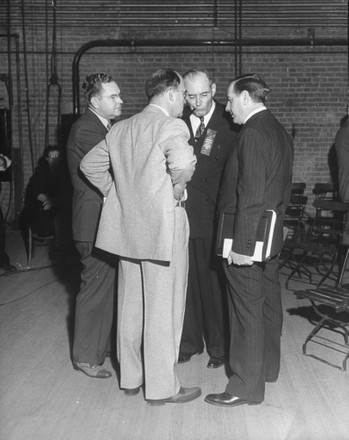Governor Coke Stevenson 2r Conversing Men Editorial Stock Photo - Stock ...