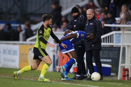 Dean Rance Aldershot Town Challenges Hartlepool Editorial Stock Photo ...