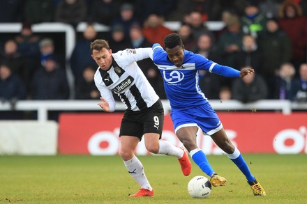 Hartlepool Uniteds Gary Liddle Callum Roberts Editorial Stock Photo ...