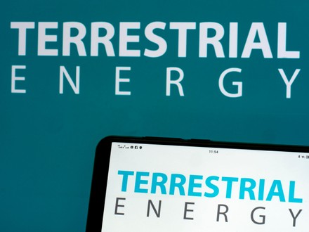 This Photo Illustration Terrapower Logo Seen Editorial Stock Photo ...