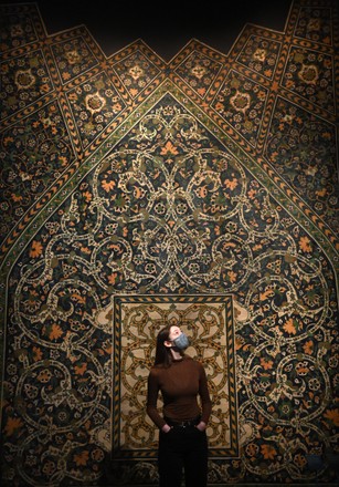 Museum Worker Poses Full Scale Replica Editorial Stock Photo - Stock ...