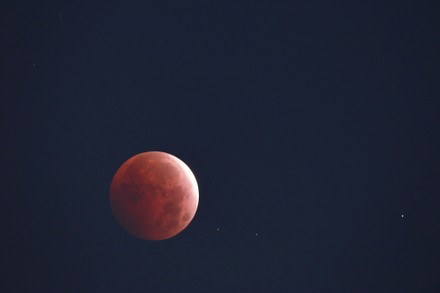 View Super Red Moon Dawn Observed Editorial Stock Photo - Stock Image ...