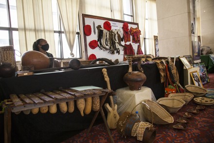 Traditional Musical Instruments Artworks Displayed Exhibition Editorial ...