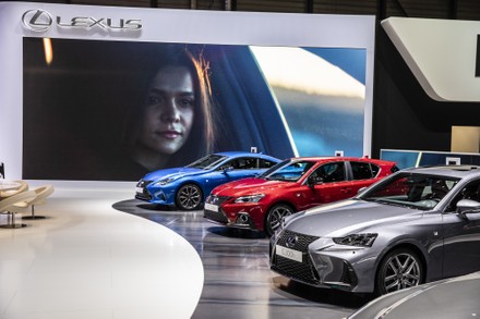 Lexus Stand During Geneva International Motor Editorial Stock Photo ...