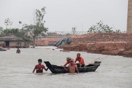Older Woman Being Rescued By Locals Editorial Stock Photo - Stock Image ...