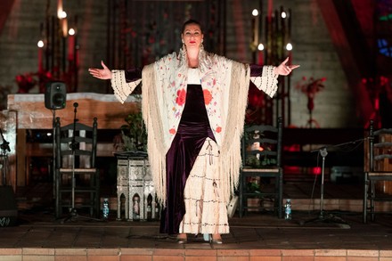 Flamenco Singer Marina Heredia During La Editorial Stock Photo - Stock ...