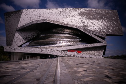 View Paris Philharmonic Building 2400seat Symphonic Editorial Stock ...