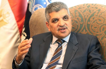 Suez Canal Authority Sca Chairman Osama Redaktionelles Stockfoto ...