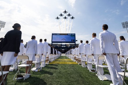 Blue Angels Fly Over United States Editorial Stock Photo - Stock Image ...