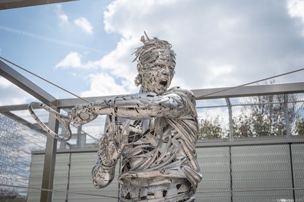 Statue Rafael Nadal By Artist Jordi : photos éditoriales de stock ...