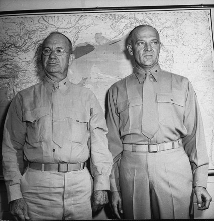 Major General Holland Smith L Standing Editorial Stock Photo - Stock ...