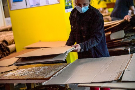 The Carton Plein Association, Paris, France - 28 May 2021 Stock ...